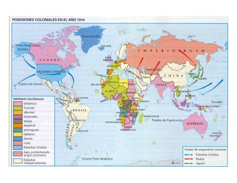 Mapa Colonias 1914 | PDF
