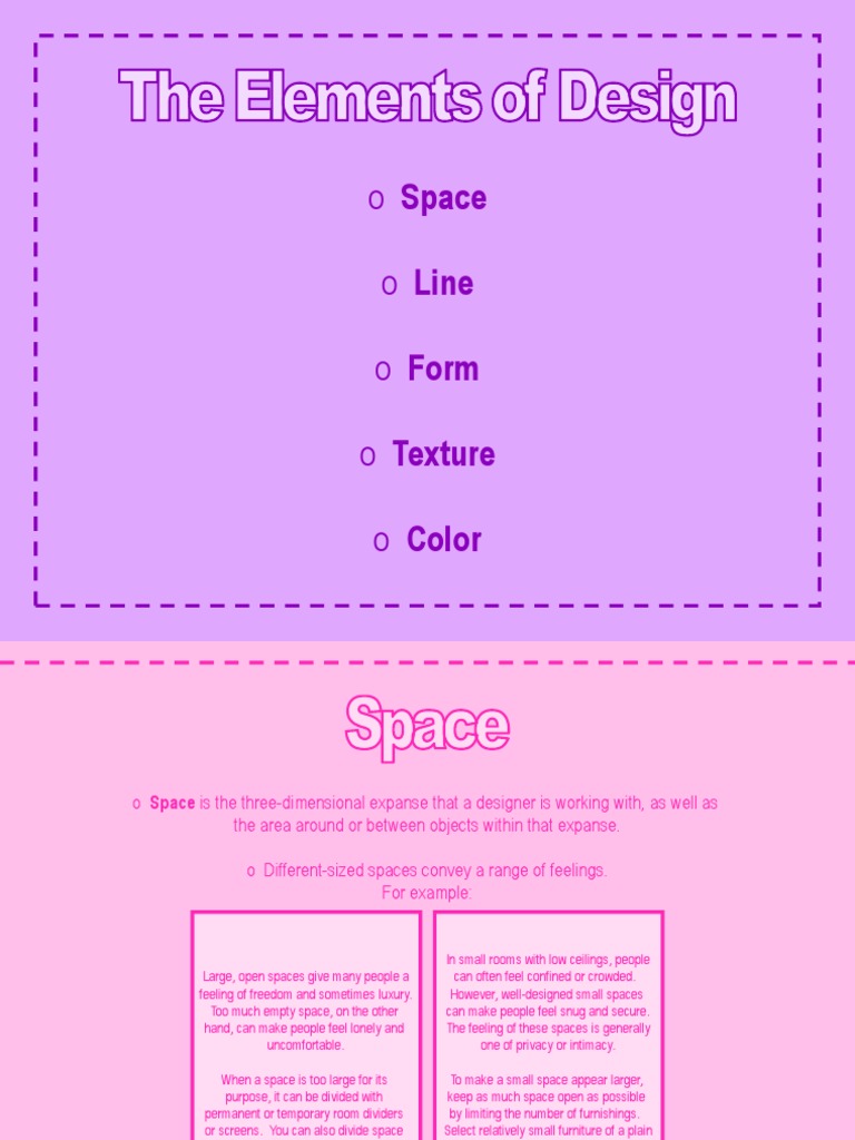 Elements and Principles of Interior Design | PDF | Somatosensory System