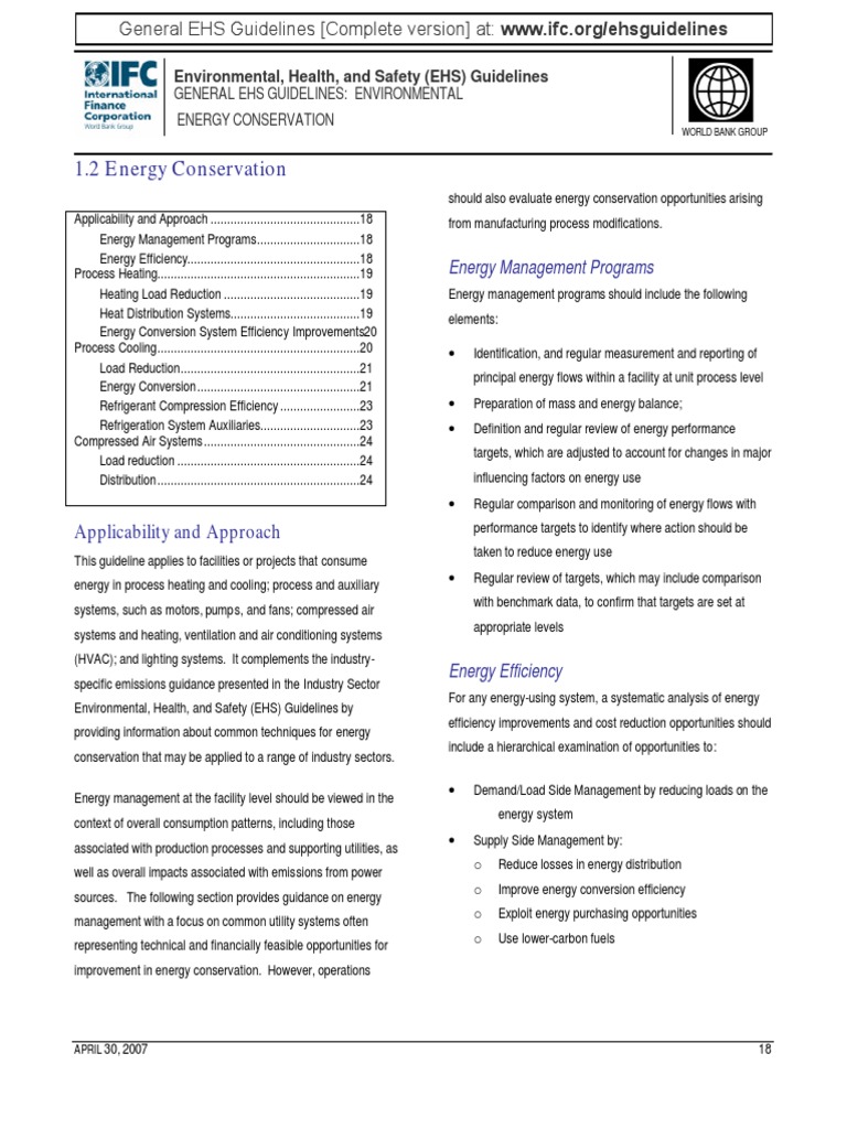 1 2 Energy Conservation Pdf Air Conditioning Boiler