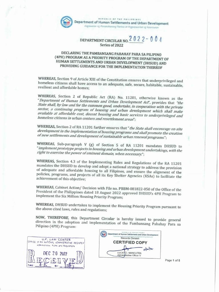 Department Circular No. 2022-004 | PDF | Justice | Crime & Violence Department Circular No. 2022-004 | PDF | Justice | Crime & Violence
