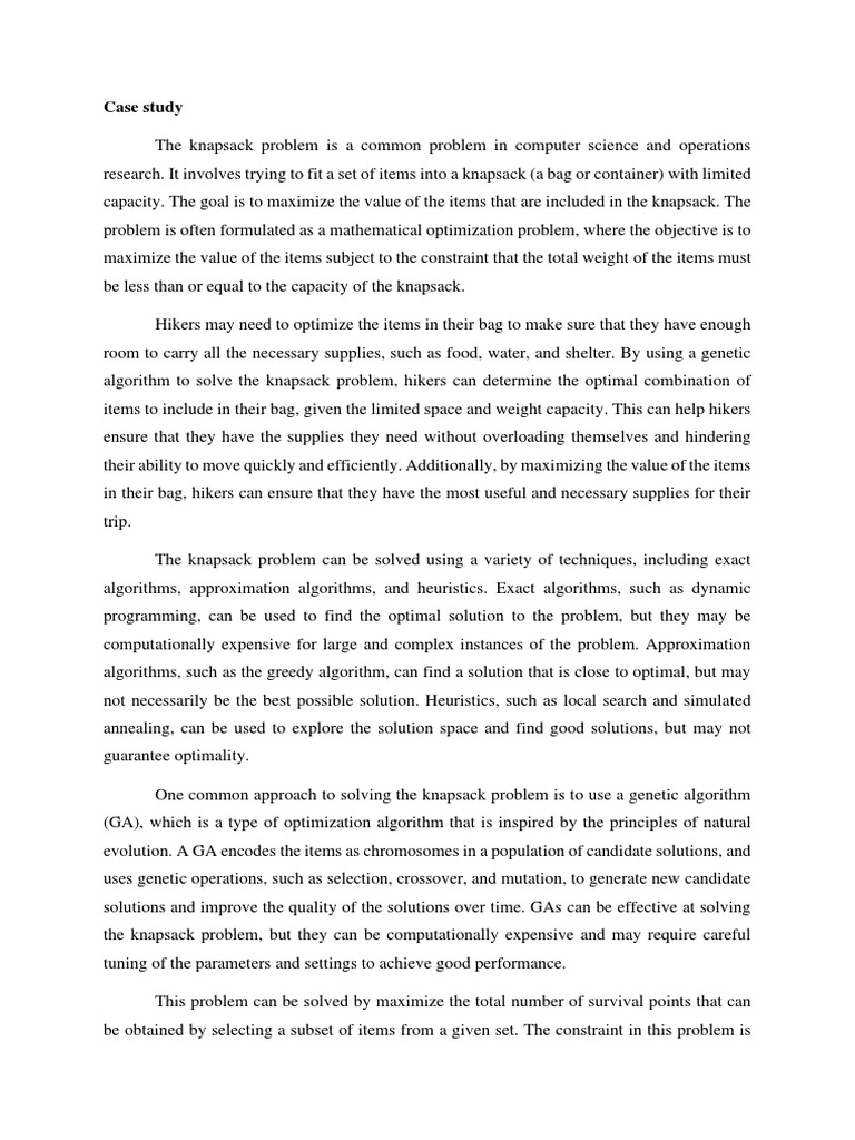Sample Ind Assingment 2 9 Isp611 Pdf Genetic Algorithm 4296