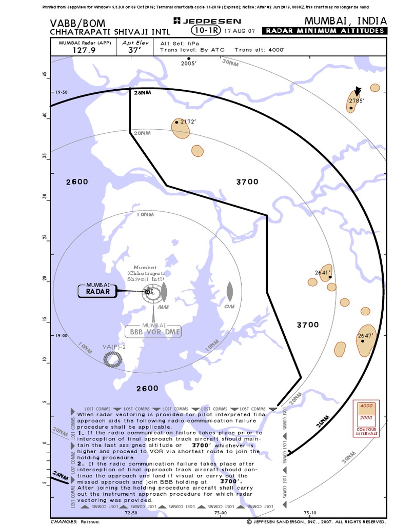 VABB | PDF | Instrument Flight Rules | Aviation Safety