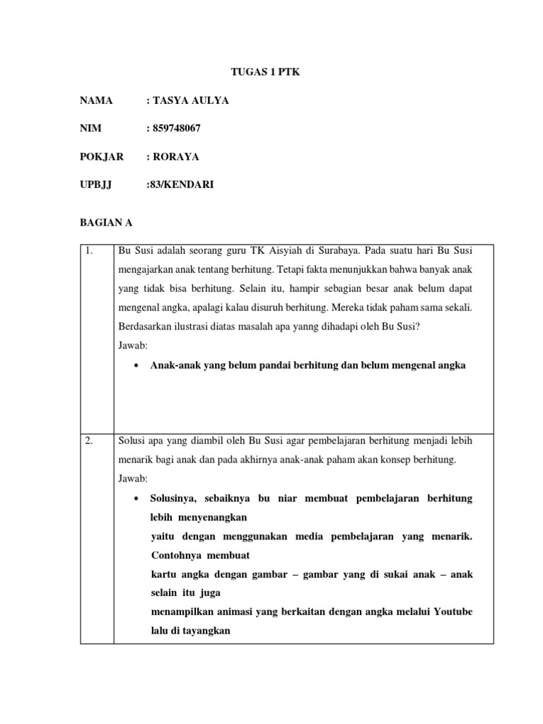 Tugas 1 PTK | PDF