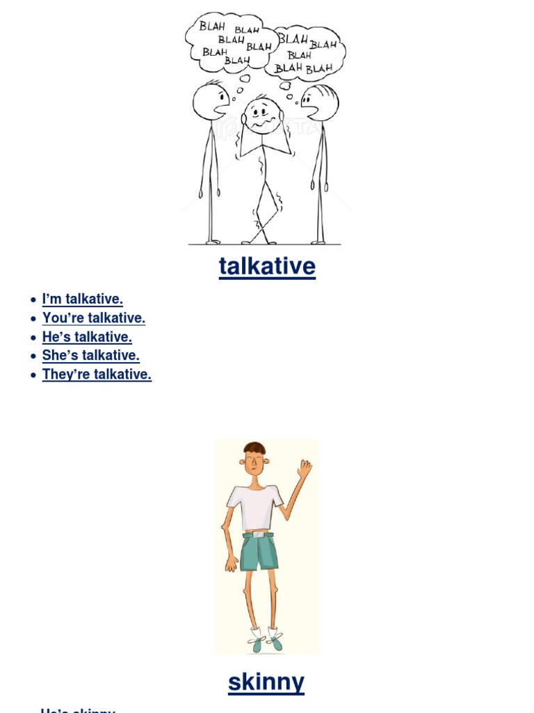 Flashcards of Adjectives To Describe People | PDF