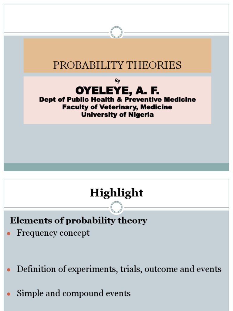 Probability Theory | PDF | Probability Distribution | Skewness