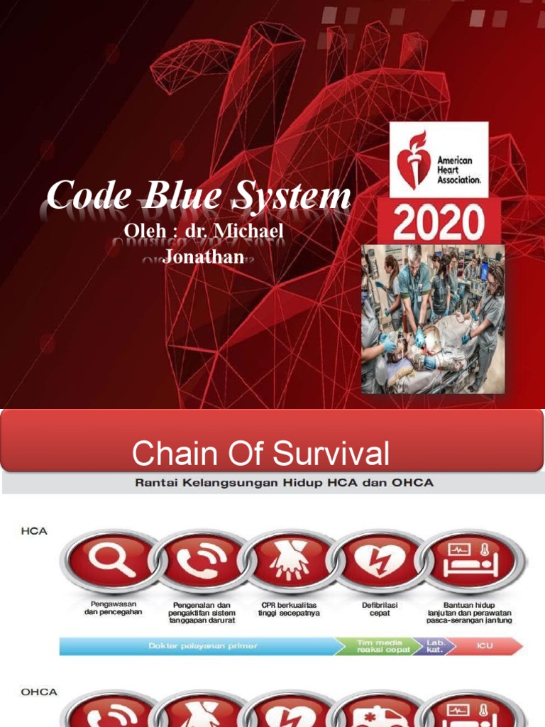 Code Blue System: Oleh: Dr. Michael Jonathan | PDF