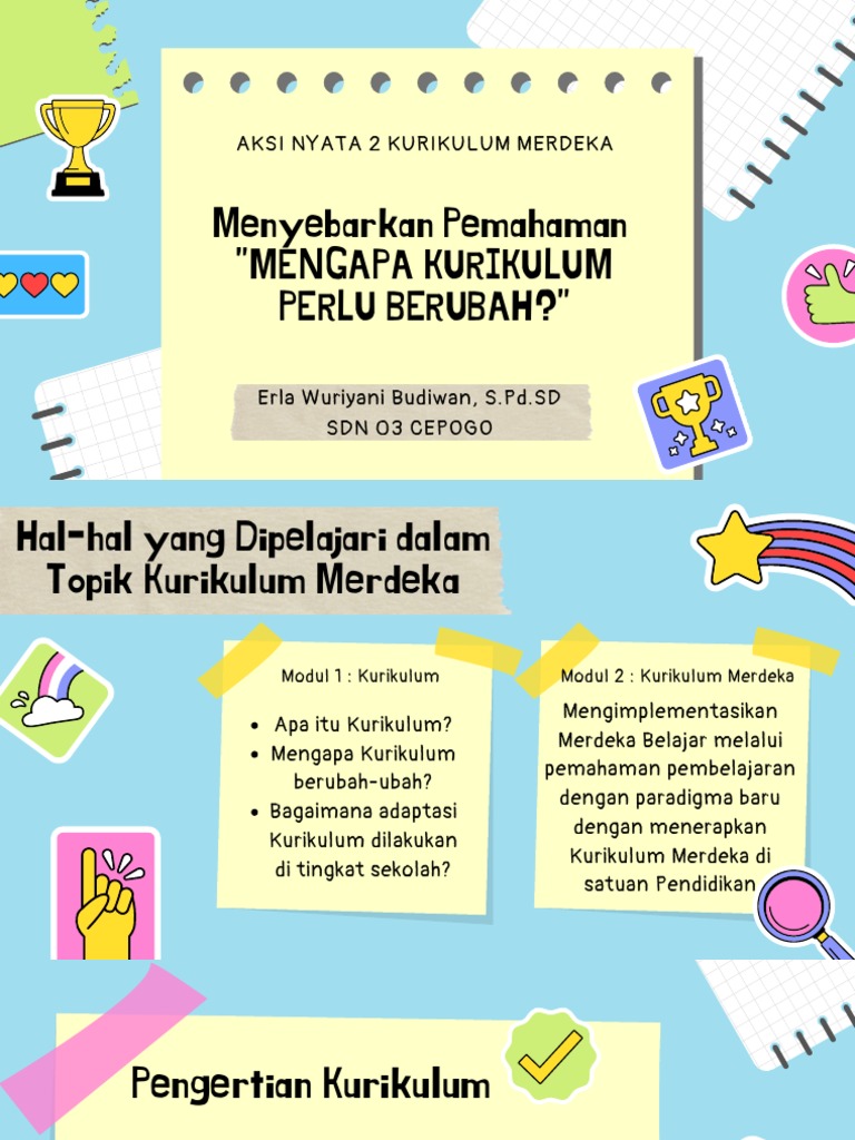 Erla Wuriyani Budiwan - Kurikulum Merdeka - Menyebarkan Pemahaman Mengapa Kurikulum Perlu ...
