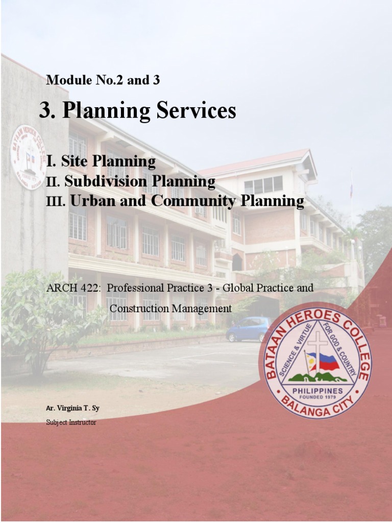 Arch 422 - PRCT3 Module 2 & 3 | PDF | Sewage | Mountains