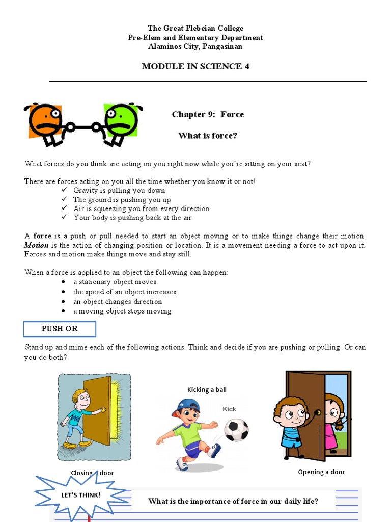 Understanding Forces and Motion | PDF | Weight | Force