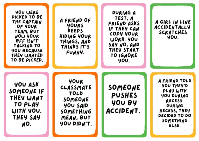 Conflict Resolution Cards | PDF