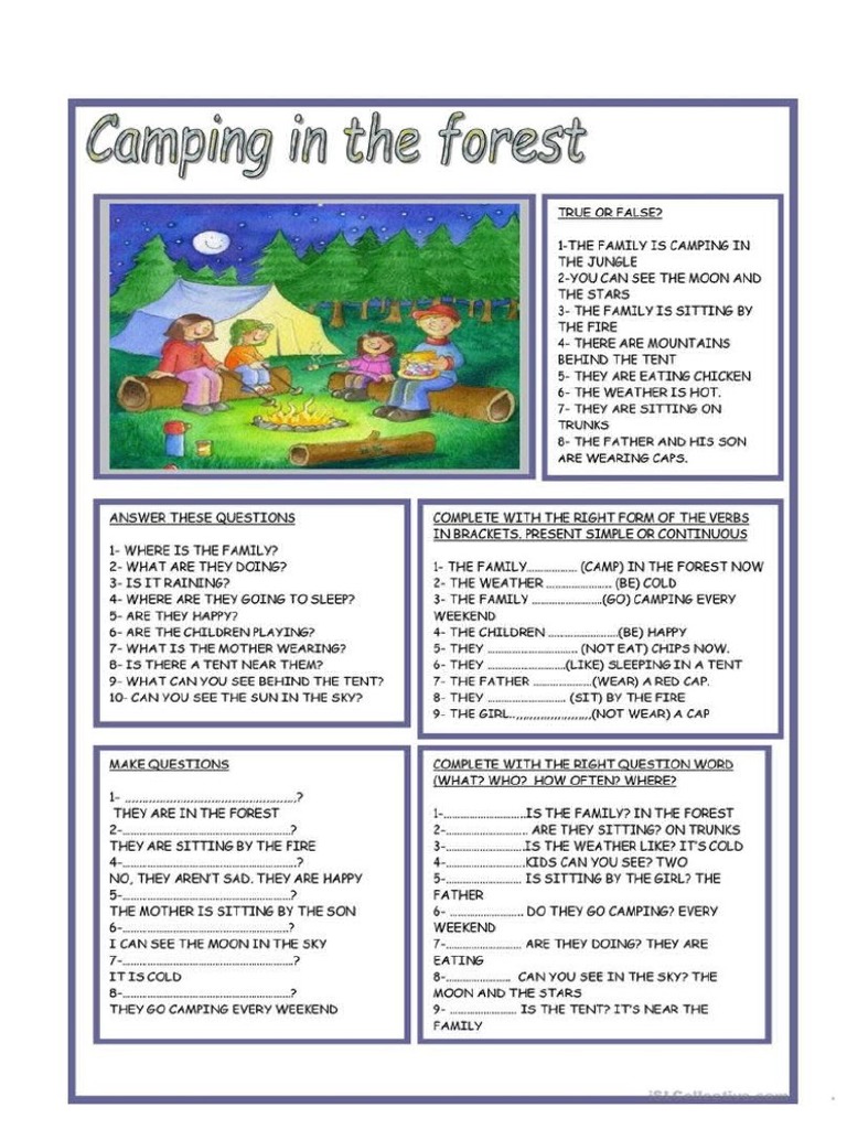 Camping Quiz | PDF