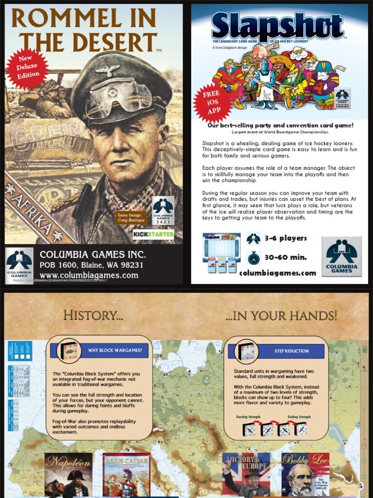 Columbia Games Catalog JustinBechen | PDF | Tabletop Games | Gaming