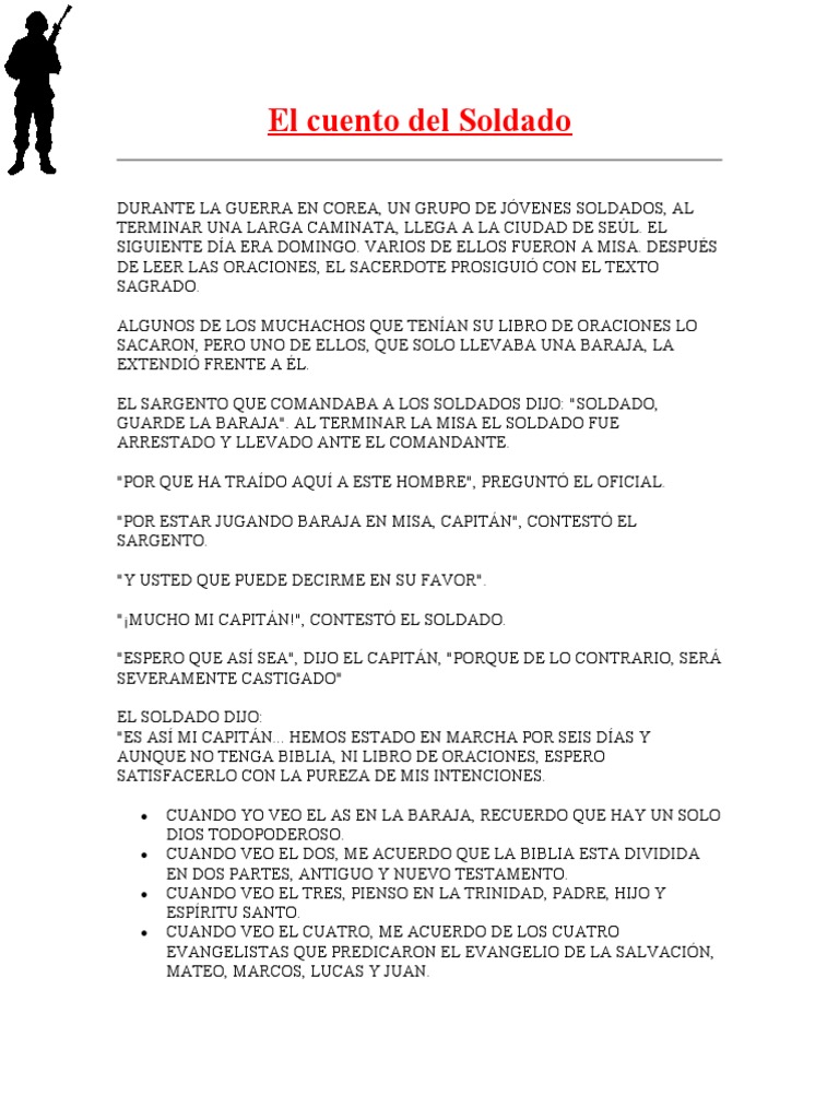El_cuento_del_Soldado | PDF | Misa (liturgia) | Evangelios