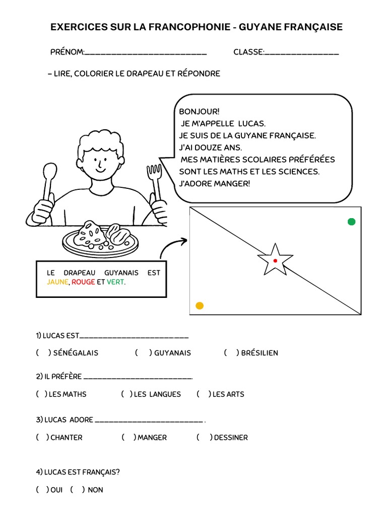 Activités sur la Francophonie à Colorier | PDF | Québec | Symbole national