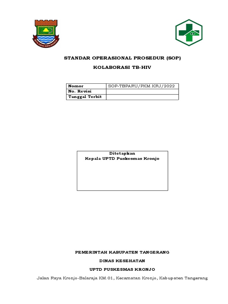 Sop TB Paru - Kolaborasi Tb-Hiv | PDF