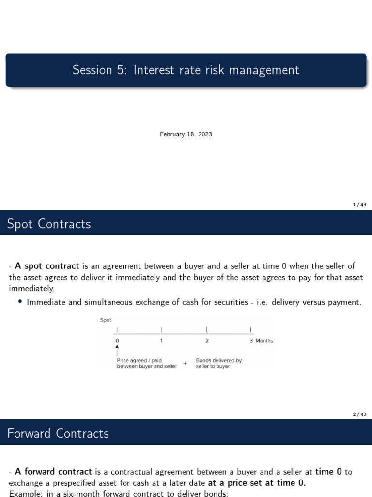 BM - Session 5 - Interest Rate Risk Management - Student Note | PDF ... BM - Session 5 - Interest Rate Risk Management - Student Note | PDF ...