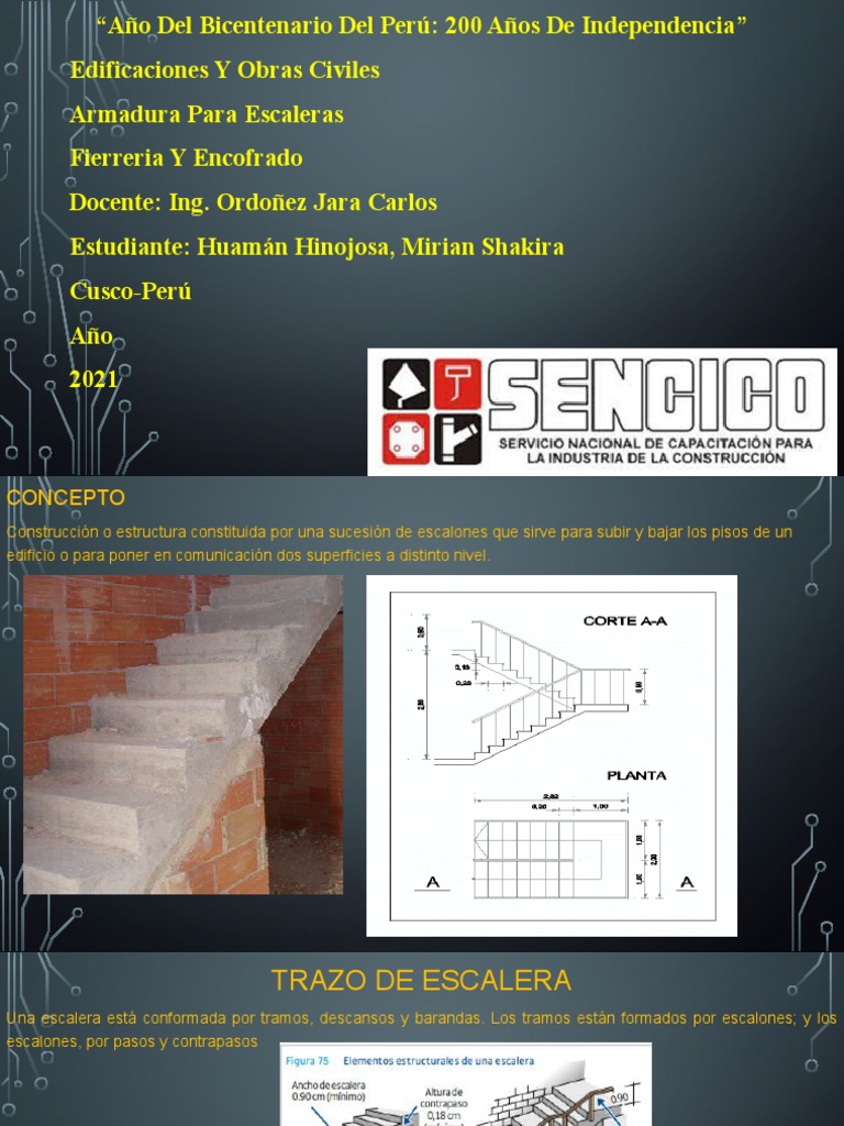 Armadura para Escaleras | PDF | Hormigón | Escalera