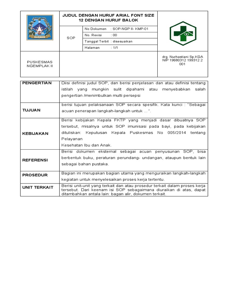 Judul Dengan Huruf Arial Font Size 12 Dengan Huruf Balok | PDF