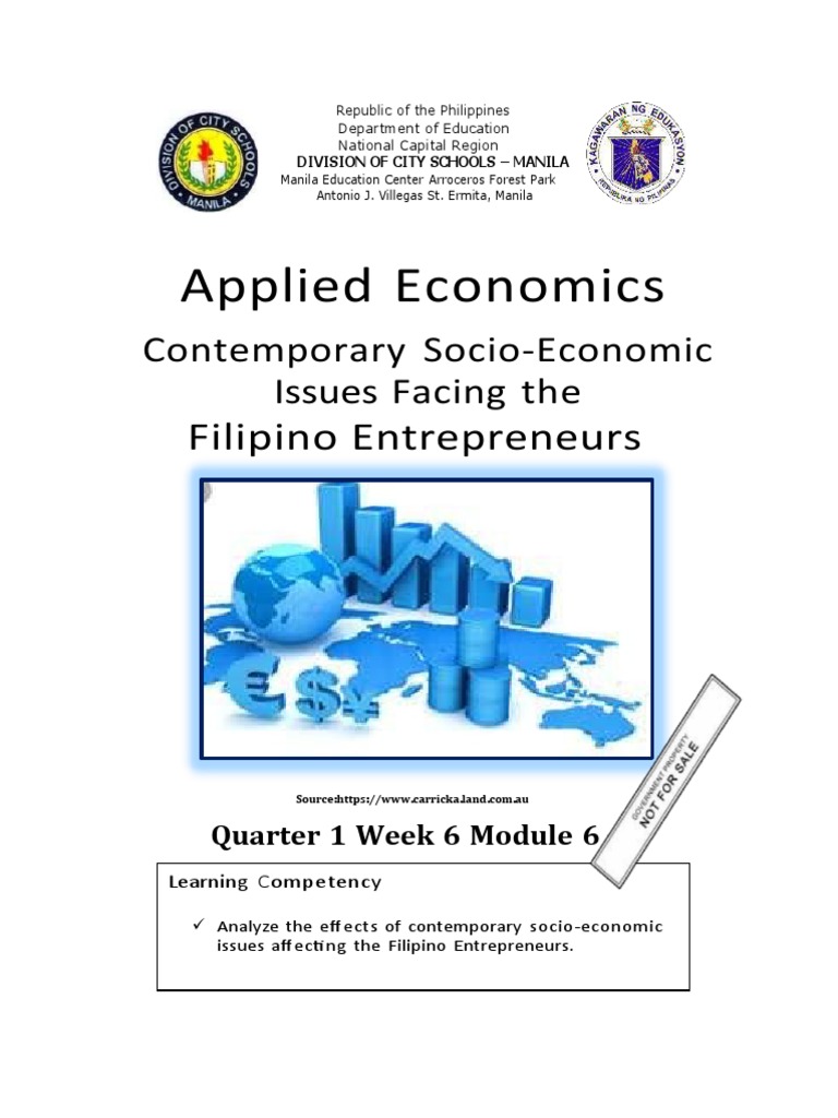 ABM APPLIED ECONOMICS 12 - W6 - Mod6 | PDF | Macroeconomics | Profit ...