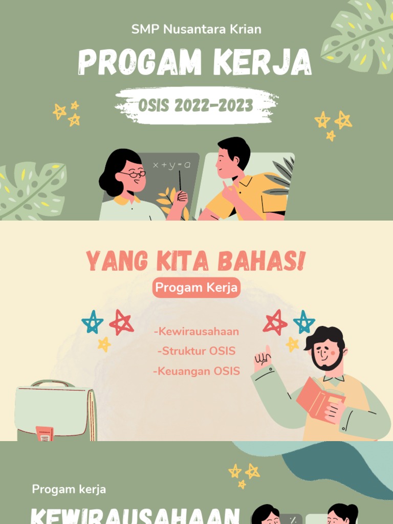 Program Kewirausahaan OSIS SMP 2022 | PDF | Karier & Perkembangan