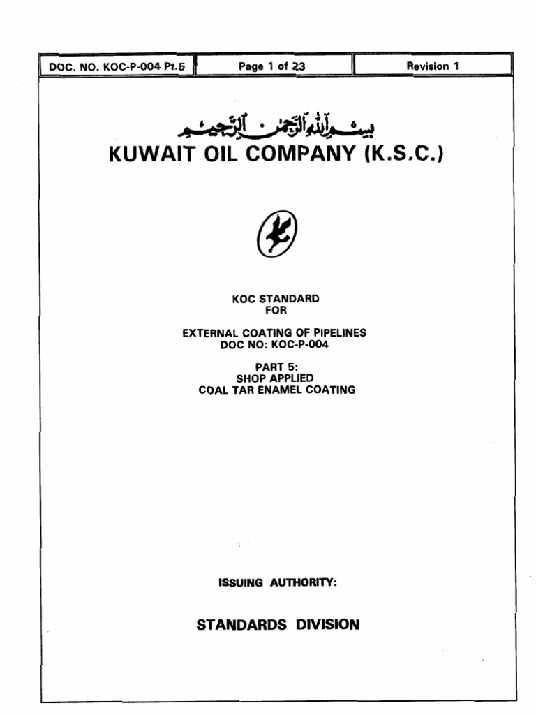 KOC-P-004 Part 5 | PDF | Pipe (Fluid Conveyance) | Fiberglass
