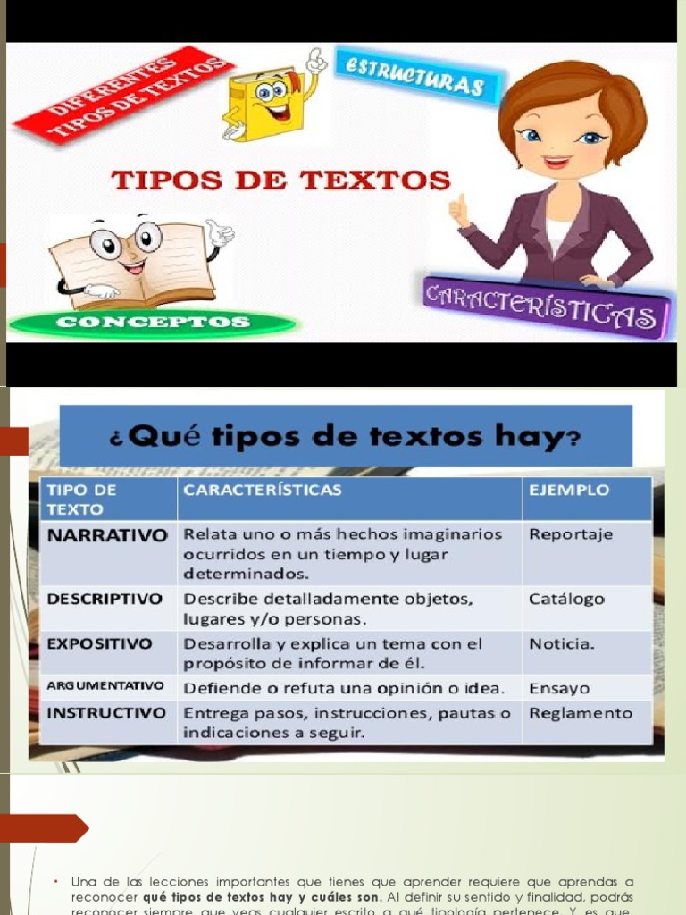 El Texto y Sus Caracteristicas 2do Bgu | PDF | Narración | Cognición