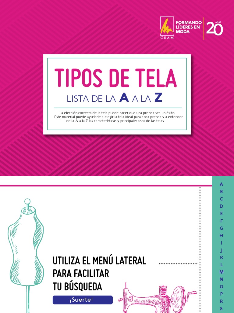TIPOS DE TELAS Manual - Compressed | PDF | Textiles | Seda artificial