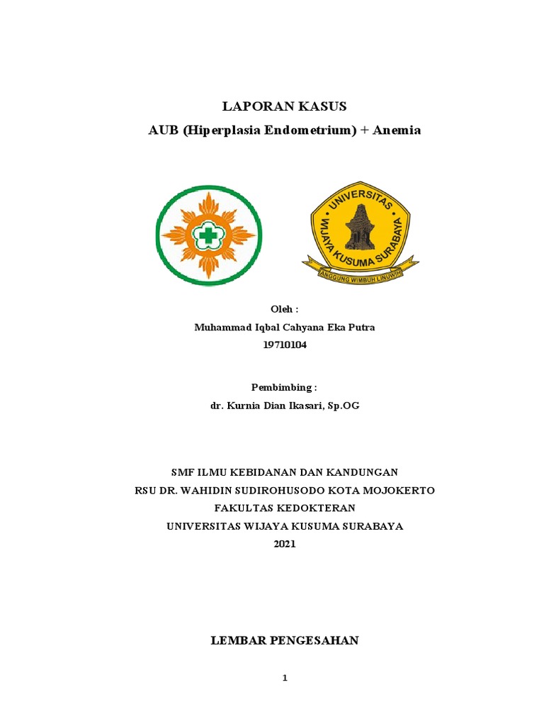 Laporan Kasus AUB dan Anemia | PDF | Sains & Matematika