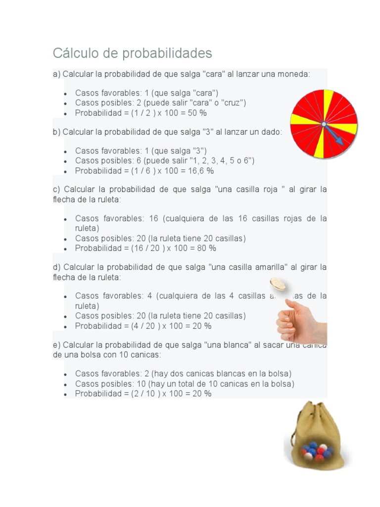 Cálculo de Probabilidades | PDF