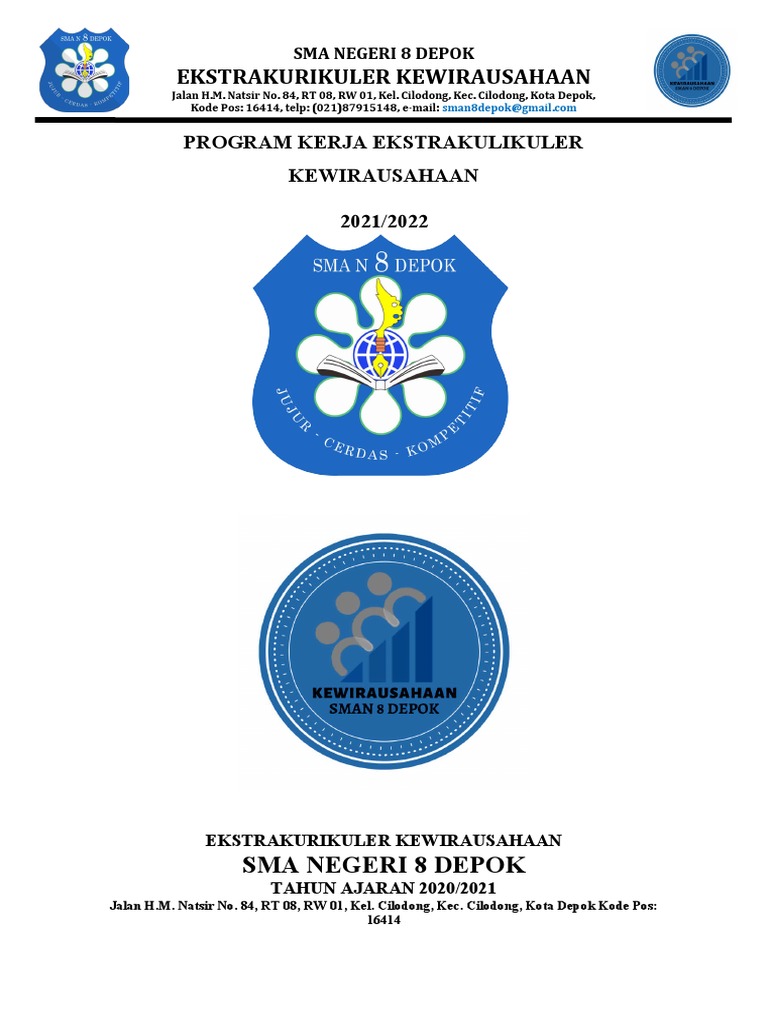 2122 - Proker Ekskul Kewirus | PDF