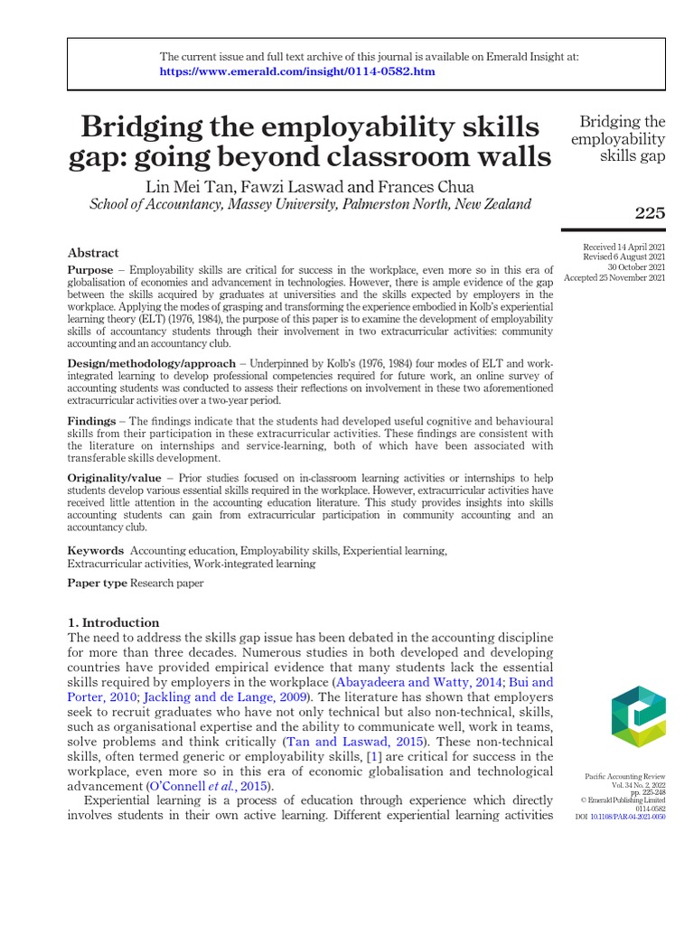 10 1108 - Par 04 2021 0050 | PDF | Learning | Service Learning