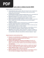Manual de Debate WSDC: Introducción y Reglas | PDF | Argumento | Hablar ...