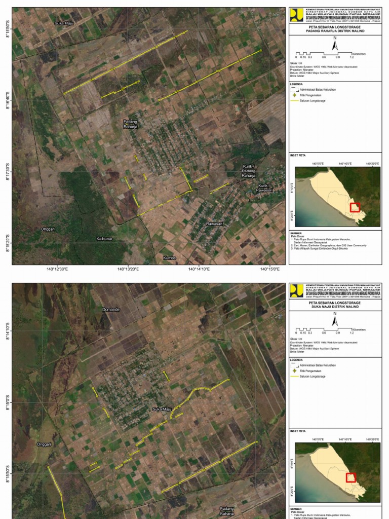 Peta Sebaran Longstorage Malind | PDF