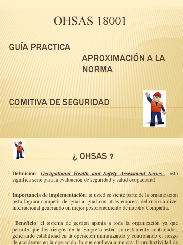 Guía Practica Ohsas 18001 | PDF