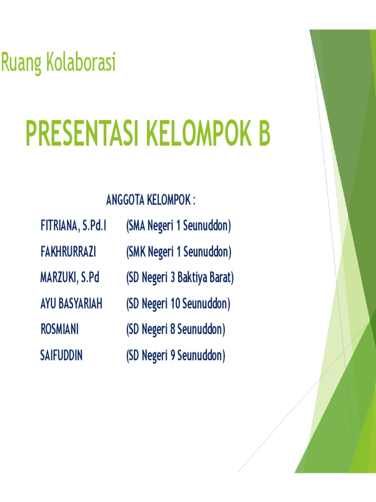 Presentasi Kelompok B Final | PDF