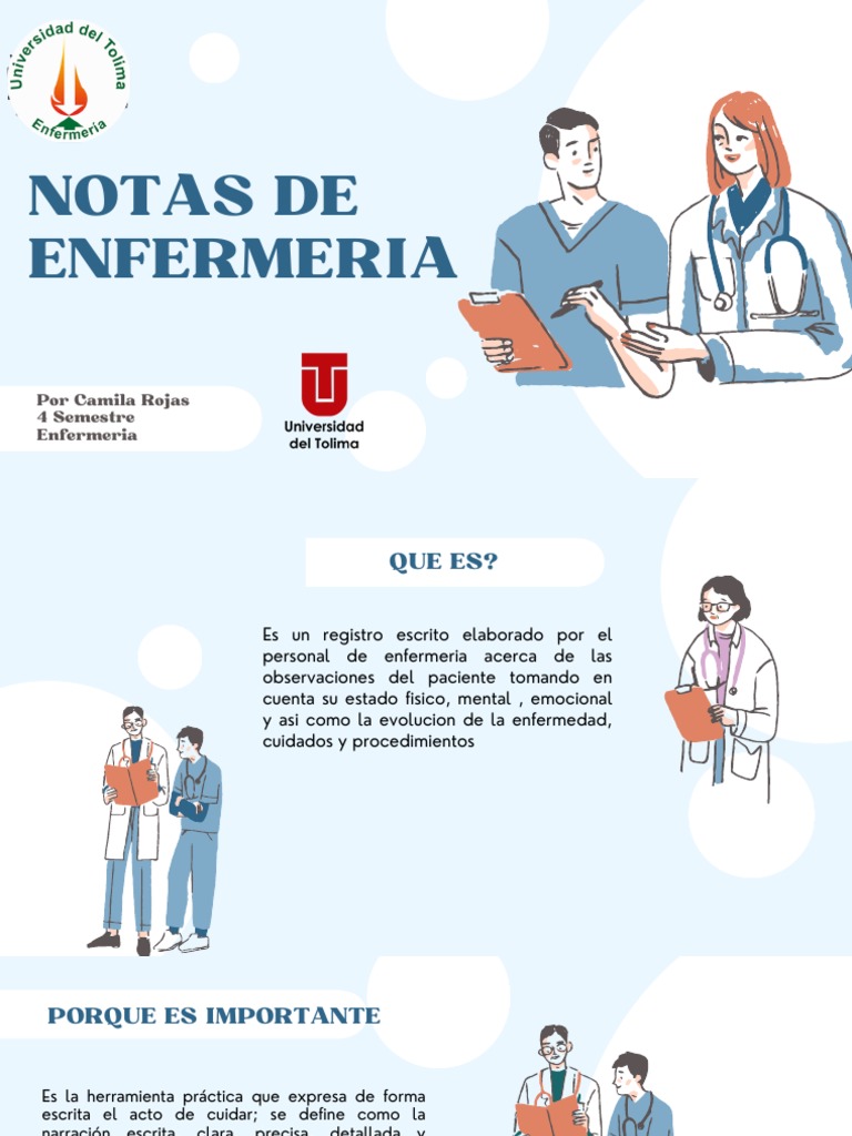 Notas de Enfermeria | PDF | Especialidades Medicas | Ciencias de la Salud
