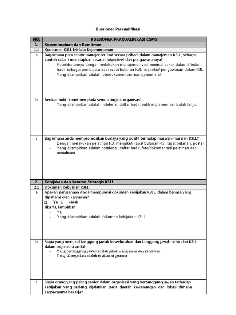 (MMS) Kuesioner CSMS | PDF