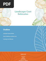 Landscape Specs. | PDF | Specification (Technical Standard) | Trees