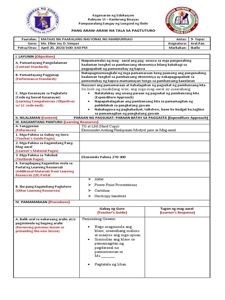 Expenditure Approach | PDF