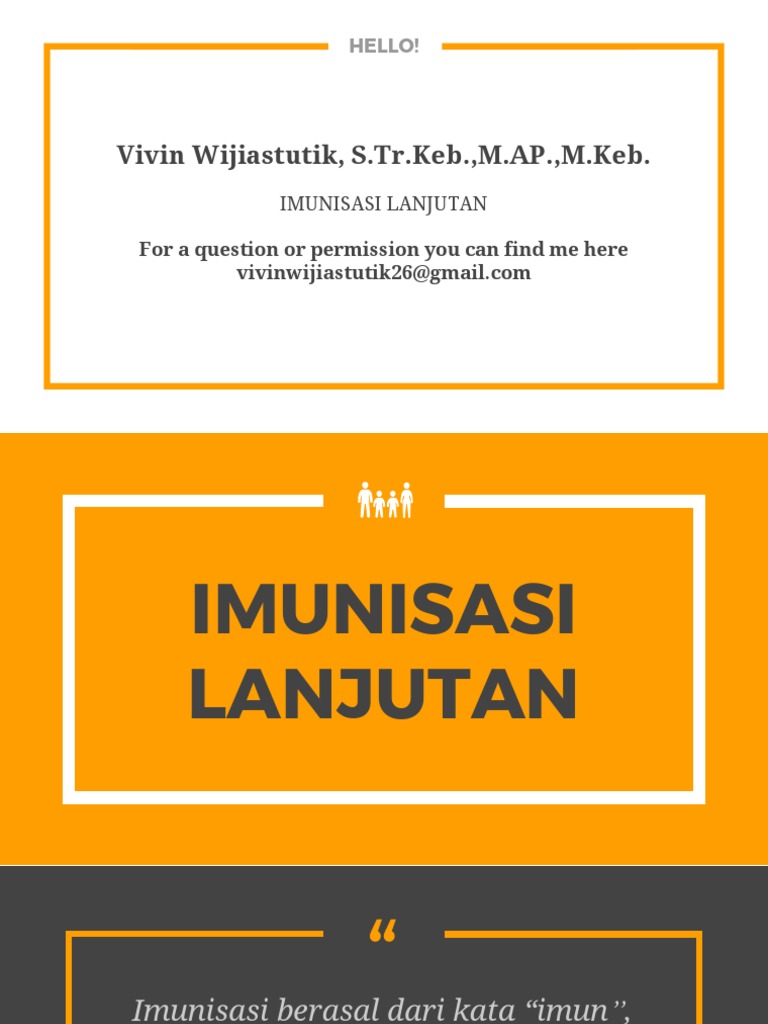 Imunisasi Lanjutan | PDF