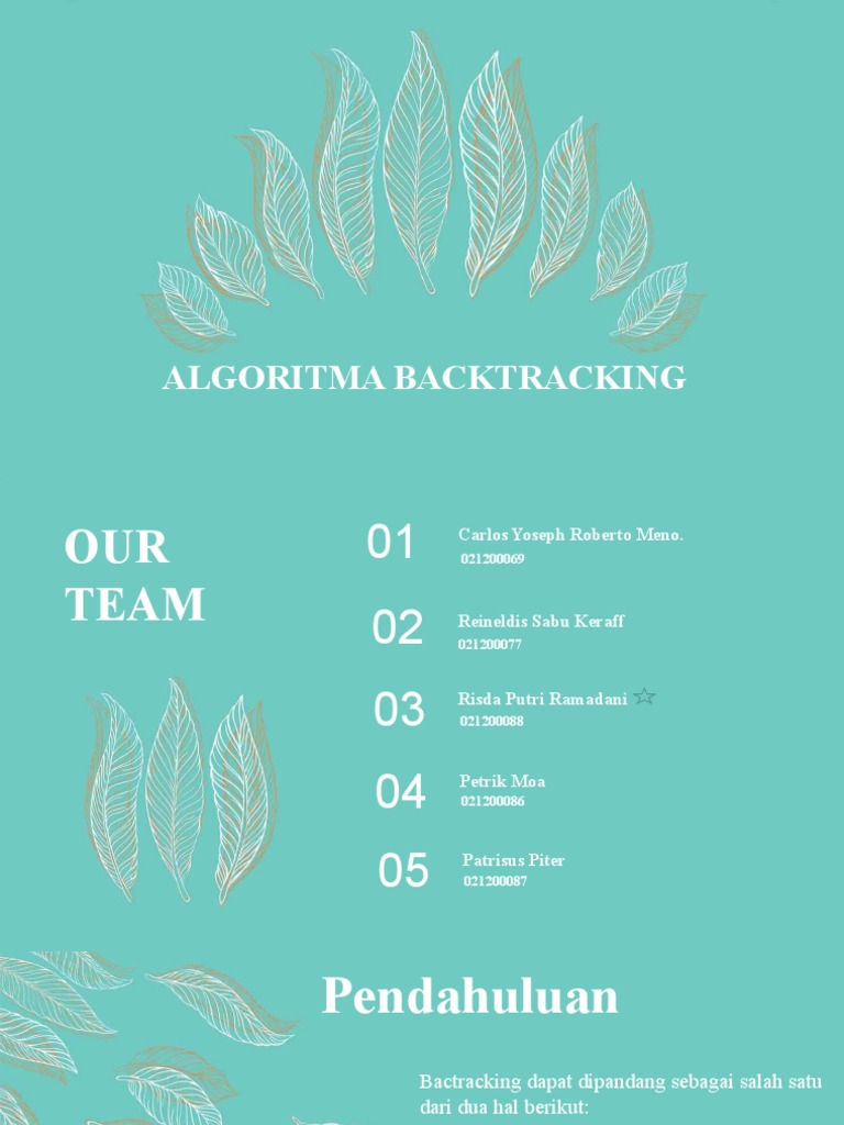 Algoritma Backtracking & Aplikasinya | PDF