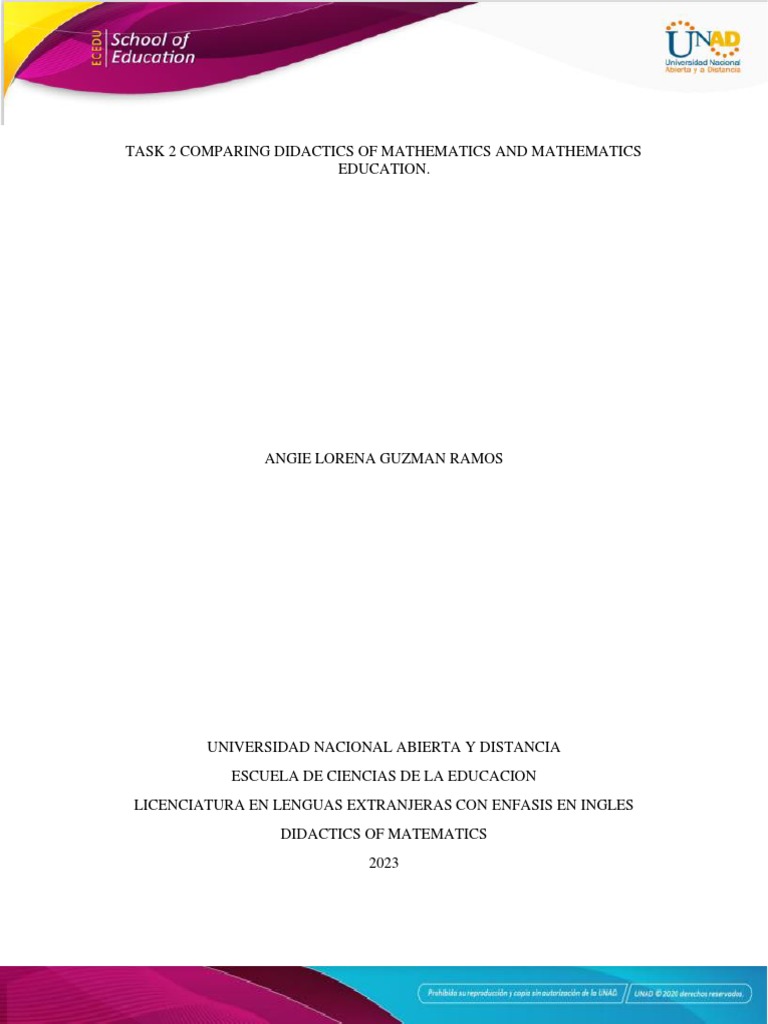 Didactics of Mathematics vs. Education | PDF | Mathematics | Knowledge