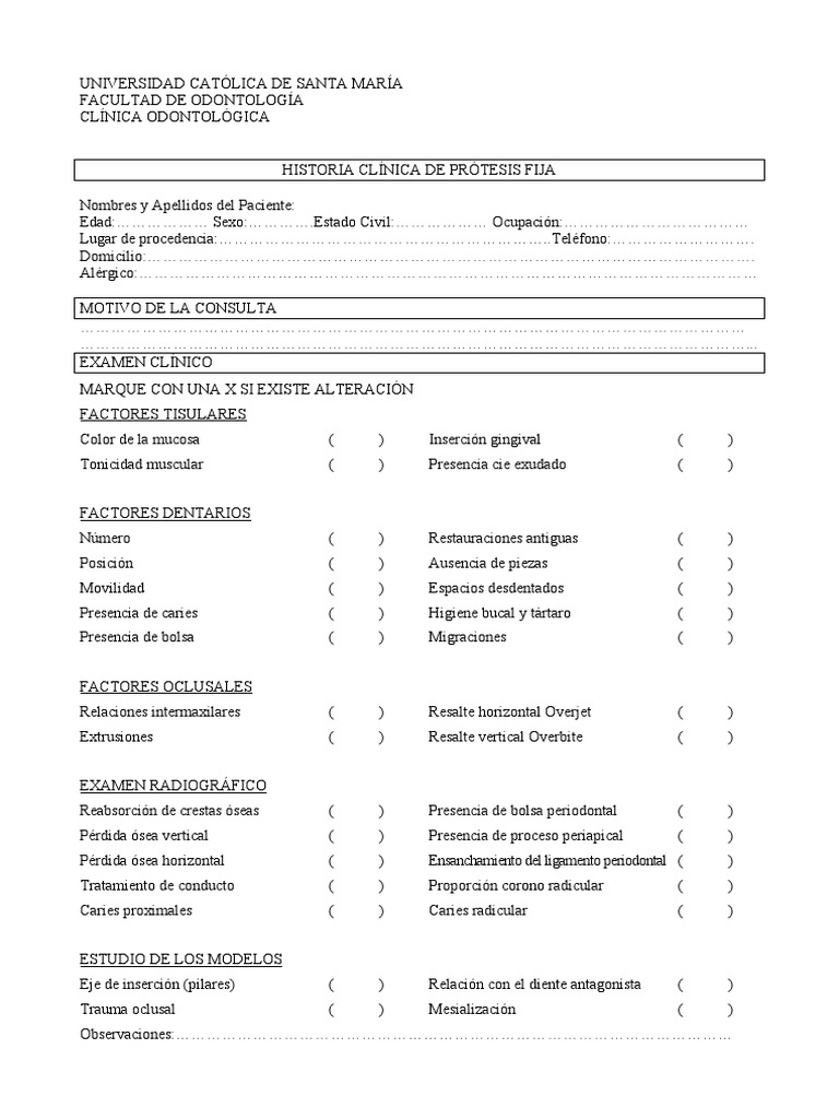 Espigos Colados | PDF | Dentadura postiza | Ramas de Odontología