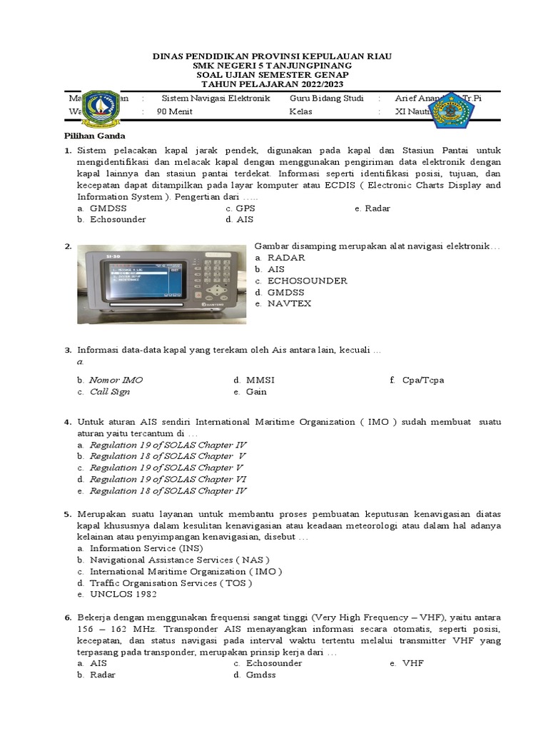 Soal Uas Sne 2023 | PDF