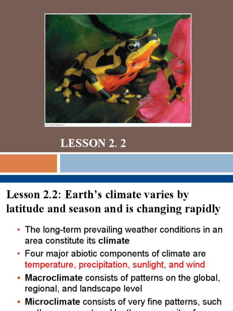 Lesson 2 and 3 Ecology and The Biosphere (Aquatic Biomes) | PDF ...