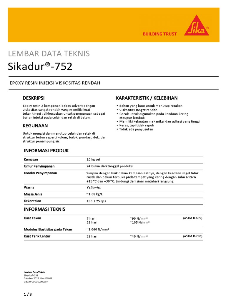 Sikadur 752 | PDF