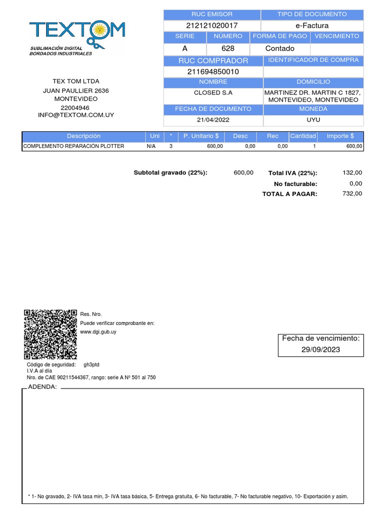 Ruc Comprador: 212121020017 E-Factura | PDF | Pagos | Tecnología bancaria