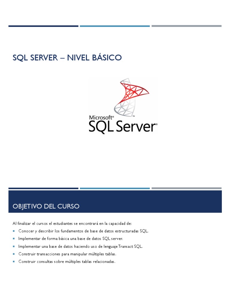 Clase 1 | Descargar gratis PDF | Bases de datos | SQL