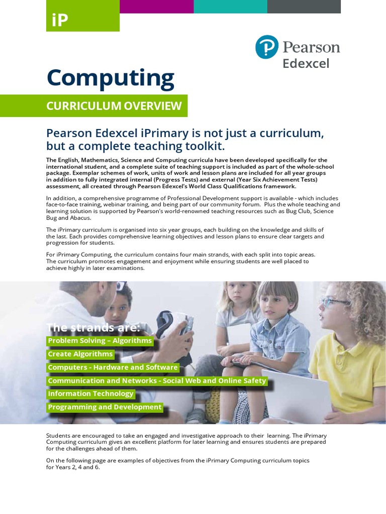 PEDX Worksheet IP Computing Curriculum Overview | PDF | Computer Program | Programming