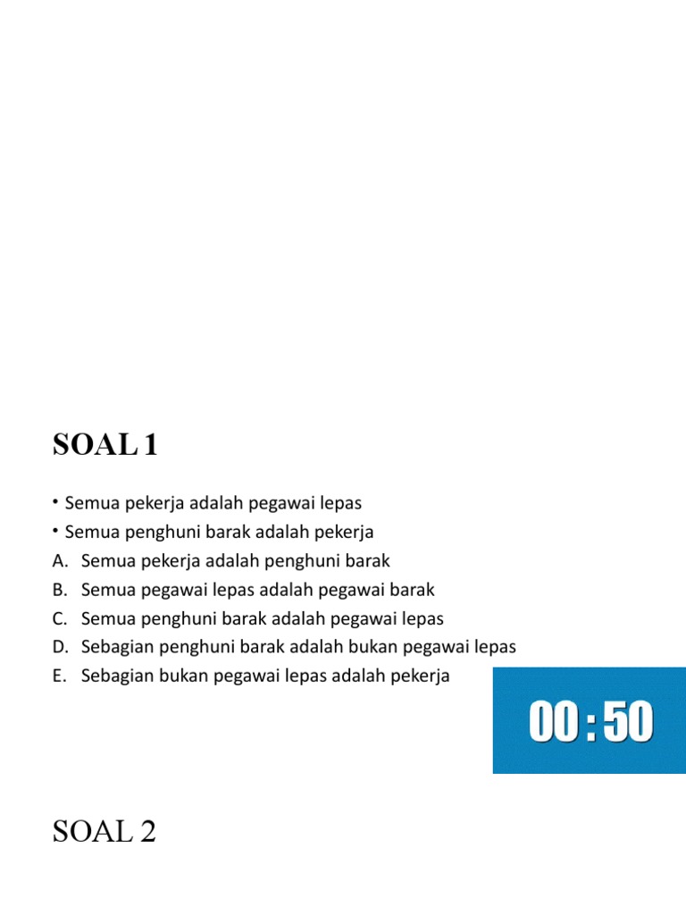 Soal Dilan | PDF